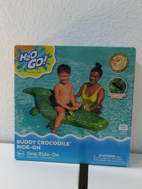 Bestway | Swim | 2 Bestway H2o Go Buddy Crocodile Rideon Inflatable ...